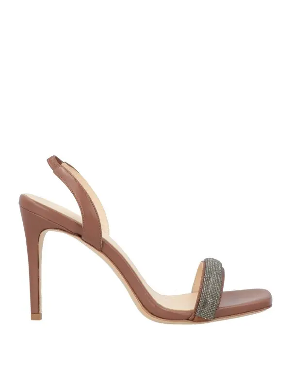 Eleventy Sandals Size Leather - Brown