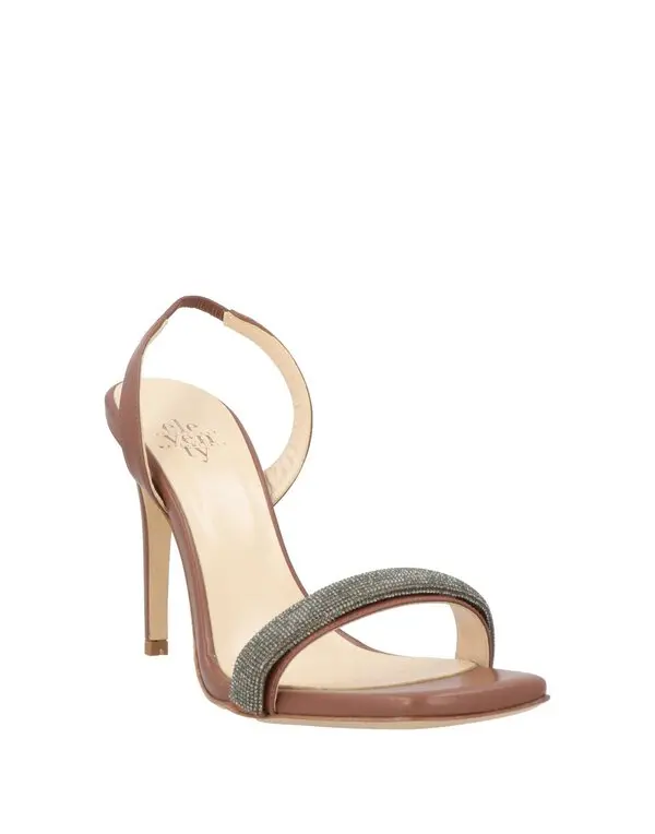 Eleventy Sandals Size Leather - Brown