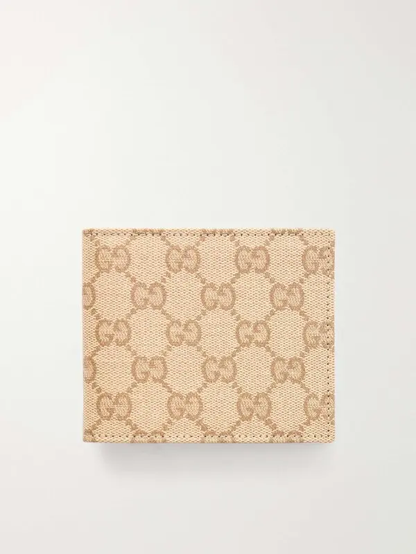 Gucci Essence Classic Coated-canvas Billfold Wallet