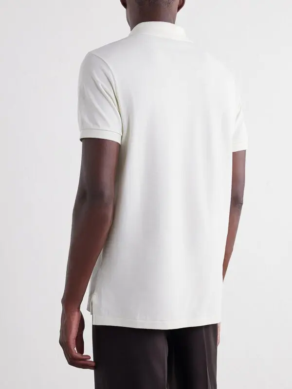Polo Ralph Lauren Cotton-piqué Polo Shirt - Neutrals