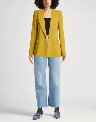 TWINSET Blazer Mustard Size Polyester, Elastane