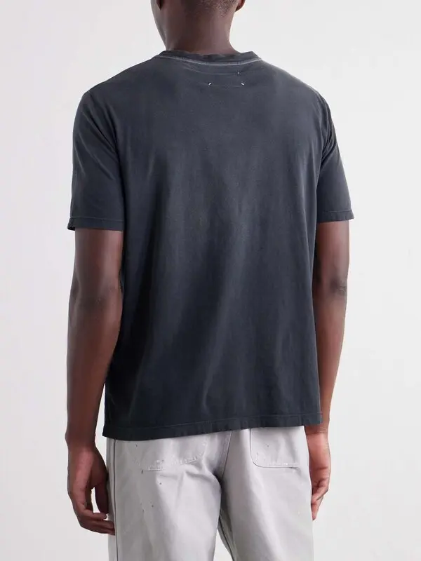 MAISON MARGIELA Printed Cotton-jersey T-shirt