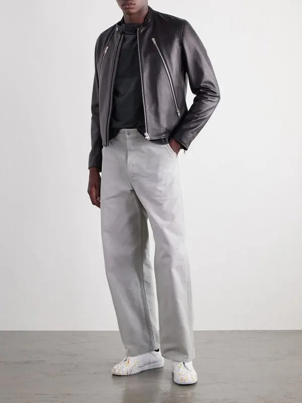MAISON MARGIELA Printed Cotton-jersey T-shirt