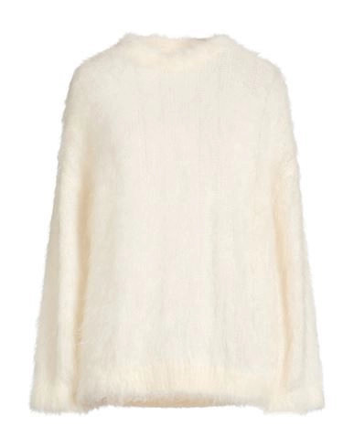 Brunello Cucinelli Sweater Ivory Size Mohair Wool, Silk