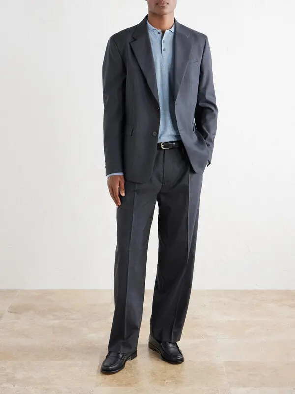 SLOWEAR Cashmere-blend Polo Sweater