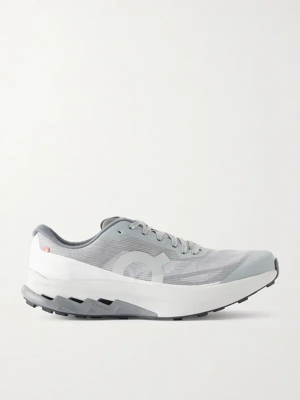 On Cloudultra Peak Rubber-trimmed Stretch-knit Sneakers - Gray