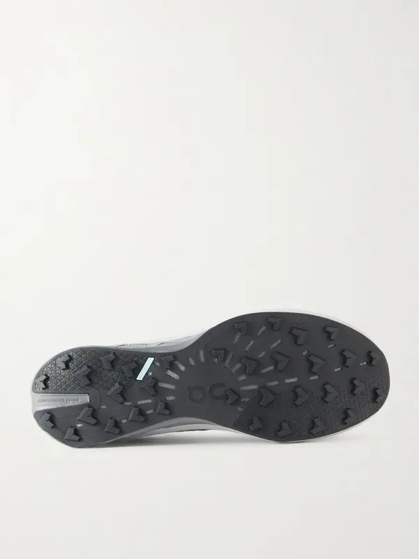 On Cloudultra Peak Rubber-trimmed Stretch-knit Sneakers - Gray