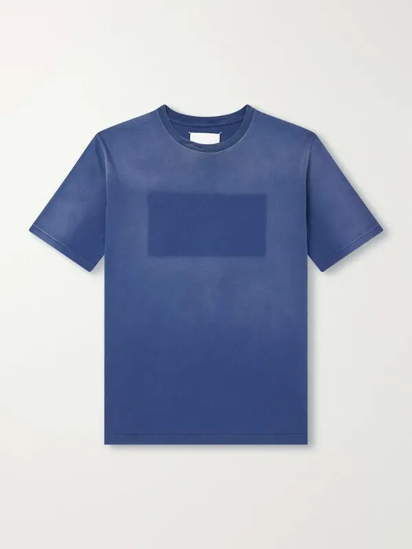 MAISON MARGIELA Printed Cotton-jersey T-shirt
