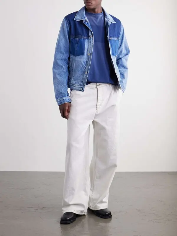 MAISON MARGIELA Printed Cotton-jersey T-shirt