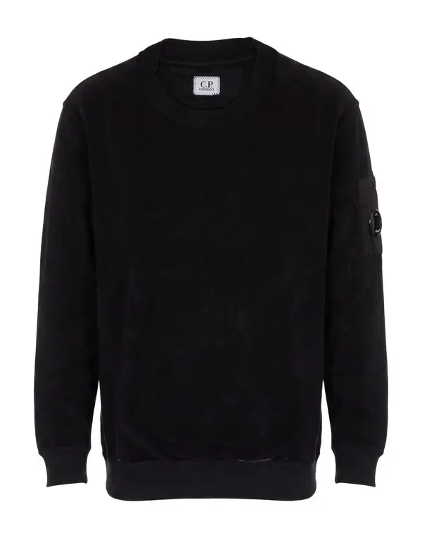 C.P. COMPANY Military Cotton Fleece Sweatshirt - Black