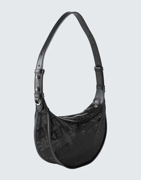 Kenzo Shoulder Bag Polyester, Cow Leather