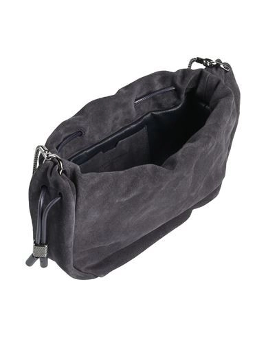 Brunello Cucinelli Suede Crossbody Bag - Black