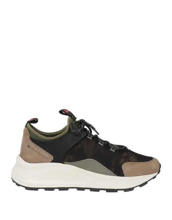 Peuterey Leather And Textile Sneakers