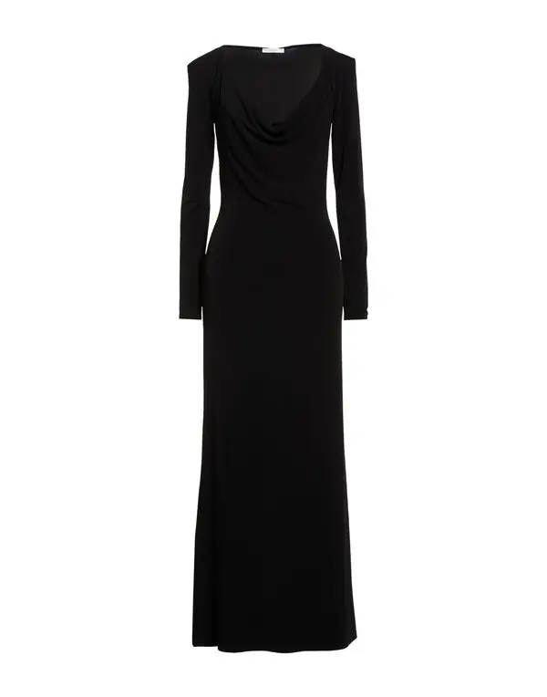 Patrizia Pepe Maxi Dress In Polyester And Elastane