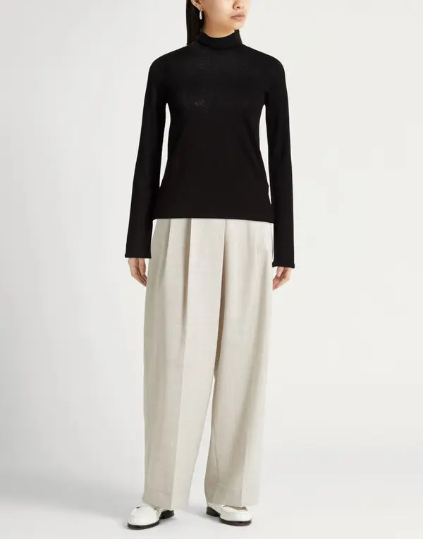 Majestic Filatures Cashmere Turtleneck Long Sleeve Top