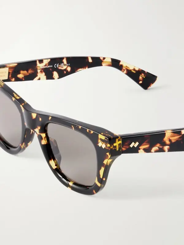 Bottega Veneta Bold Ribbon Stud D-frame Sunglasses