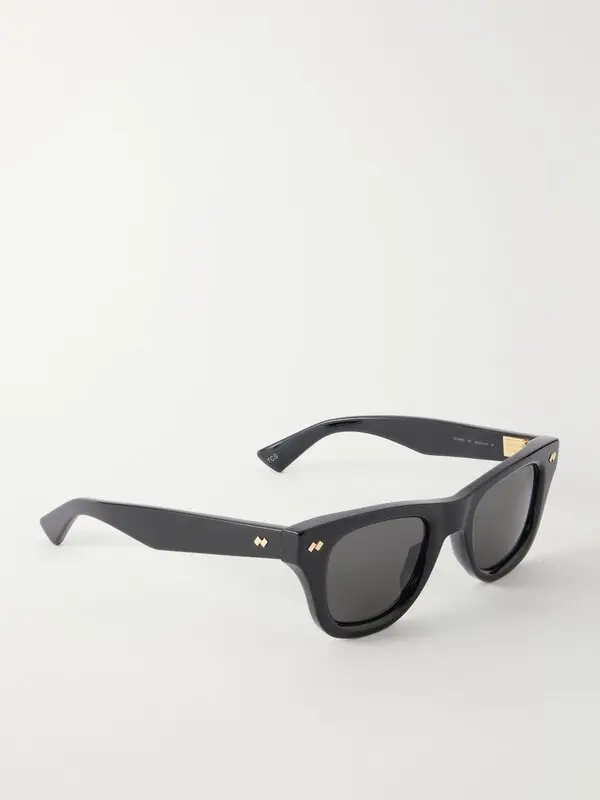 Bottega Veneta Bold Ribbon Stud D-frame Sunglasses