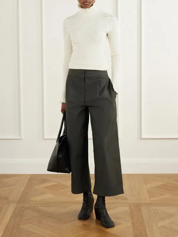 Proenza Schouler White Label Juniper Turtleneck Sweater - Neutrals