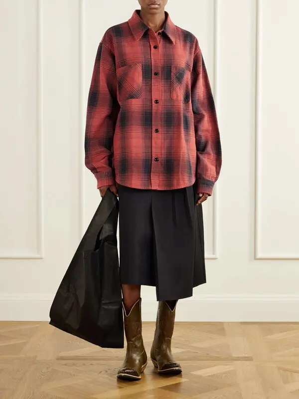Our Legacy Whoppin Checked Cotton Shirt