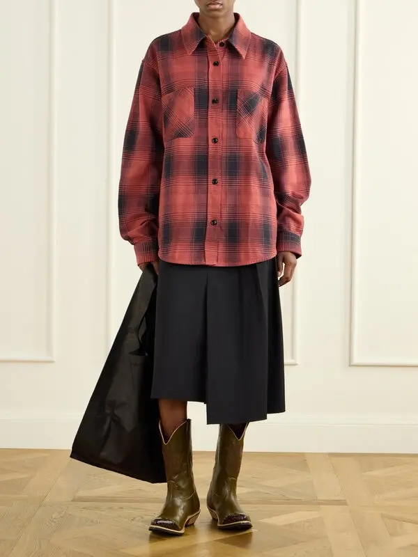 Our Legacy Whopin Checked Cotton Shirt