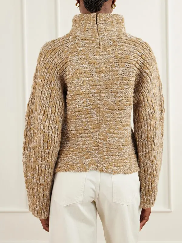 Proenza Schouler White Label Pippa Turtleneck Knit Sweater - Neutrals