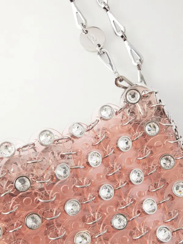 Rabanne 1969 Nano Chainmail Shoulder Bag - Pink