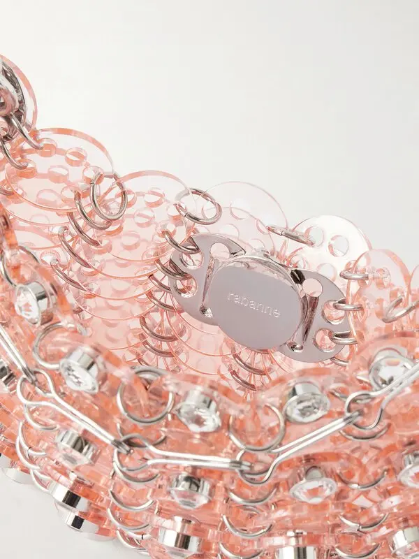 Rabanne 1969 Nano Chainmail Shoulder Bag - Pink