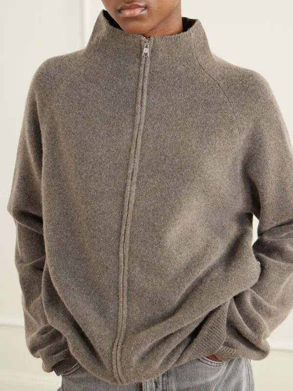 Our Legacy Dash Merino Wool Zip-up Cardigan