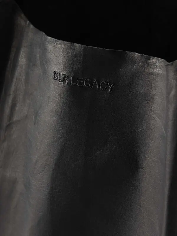 Our Legacy Leather Grocery Bag Tote