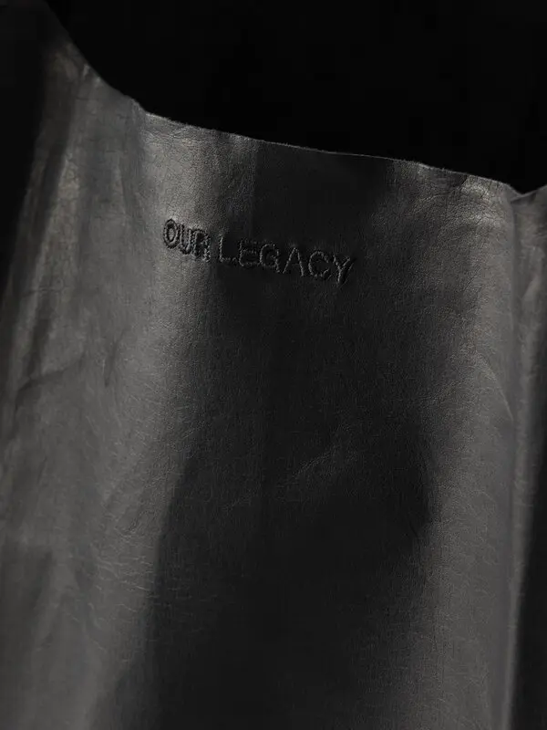 Our Legacy Leather Grocery Bag Tote