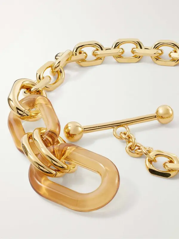 Rabanne Gold-tone Link Necklace