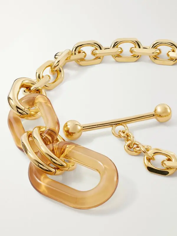 Rabanne Gold-tone Link Necklace