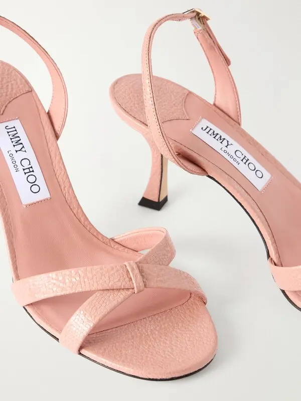 JIMMY CHOO Elsy 70 Slingback Sandals - Pink
