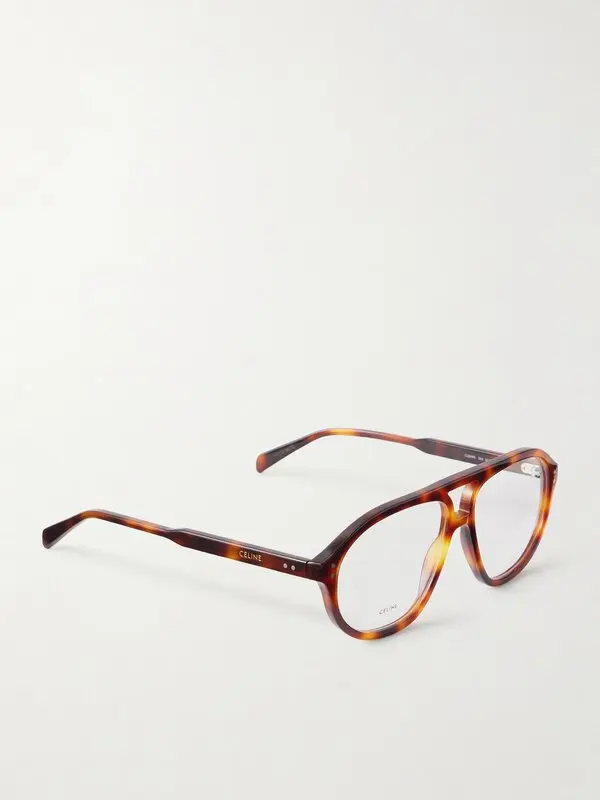 Celine Triomphe Aviator-frame Acetate Optical Glasses