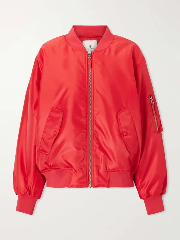 ANINE BING Leon Shell Bomber