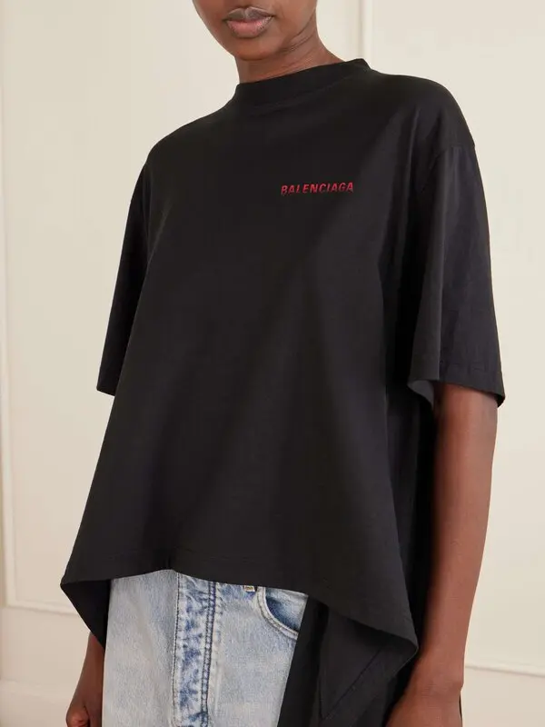 Balenciaga Logo-print Cotton T-shirt