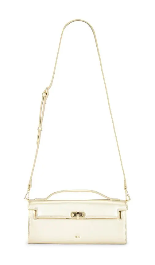 Jw Pei Bria Structured Top Handle Bag In Metallic