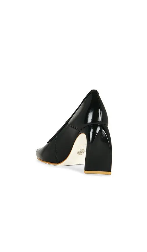 Tory Burch Peep Toe Pump In Black