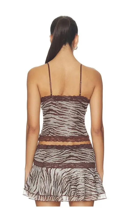 TIGER MIST Vira Top In Brown