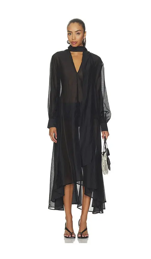 SOLAQUA The Pepa Dress In Black - Noir