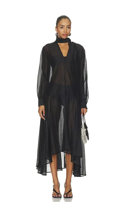 SOLAQUA The Pepa Dress In Black