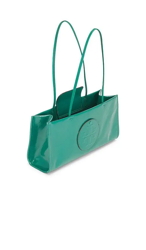 Tory Burch Ella East-west Tote Bag In Teal