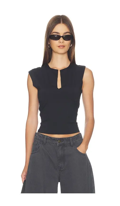 Lioness Tribeca Top In Black