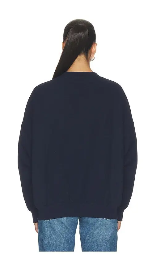 Polo Ralph Lauren Fleece Crew Neck Sweatshirt In Navy