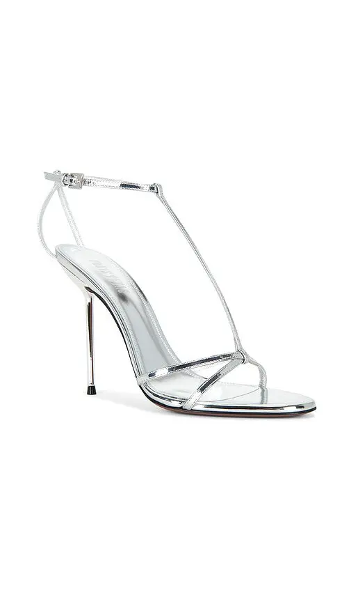 Paris Texas Lidia T-strap Sandal In Metallic