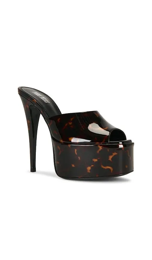 Paris Texas Marina Mule In Brown
