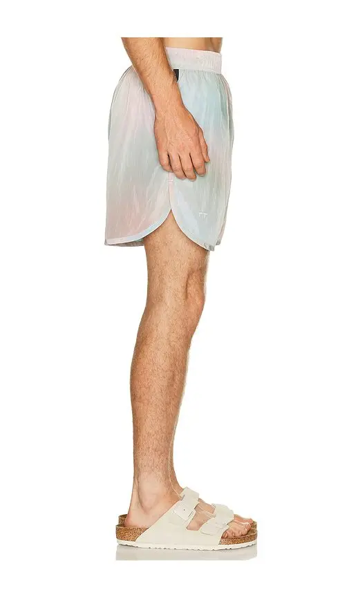 TRIBE AND TRUE Wild Swim Short In Multi - Babylon
