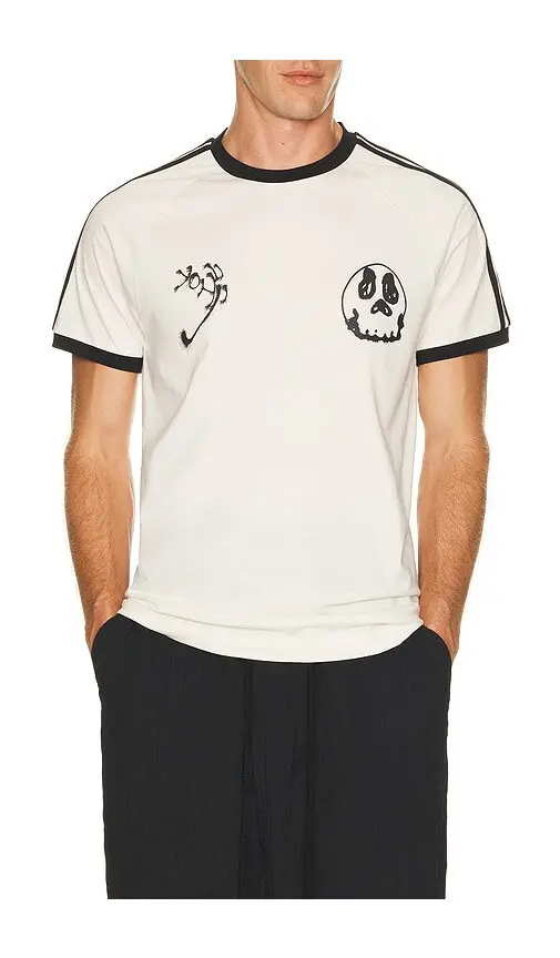 Y3 Gfx Cali Tee In White