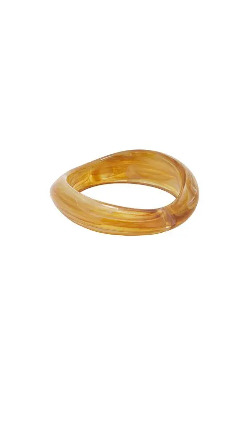 8 Other Reasons Acrylic Bangle - Brown