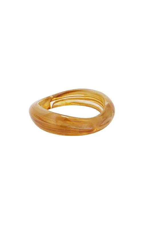 8 Other Reasons Acrylic Bangle - Brown